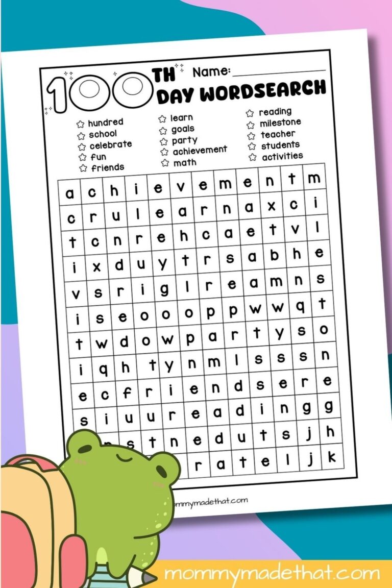 100th Day of School: Free Printables & Worksheets