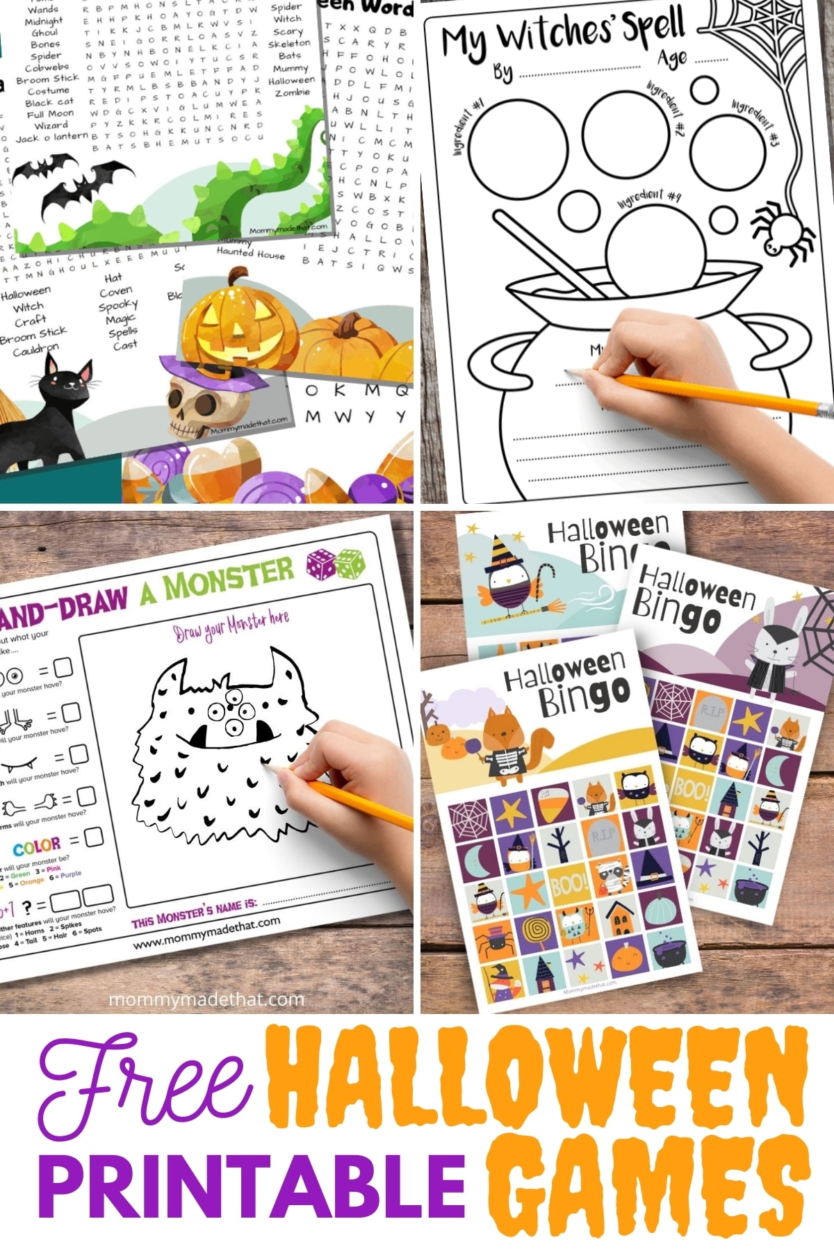 Printable Halloween Games