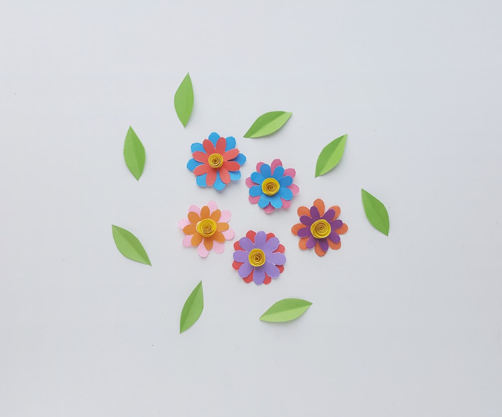 Pretty Paper Quill Flowers in a Watering Can: Easy DIY