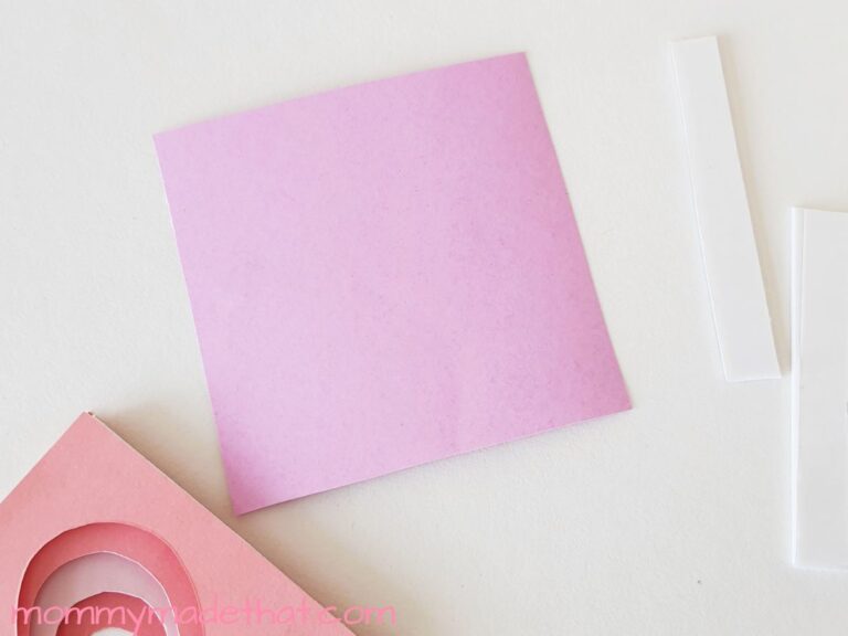 Cute 3D Paper Heart Craft (Free template included!)