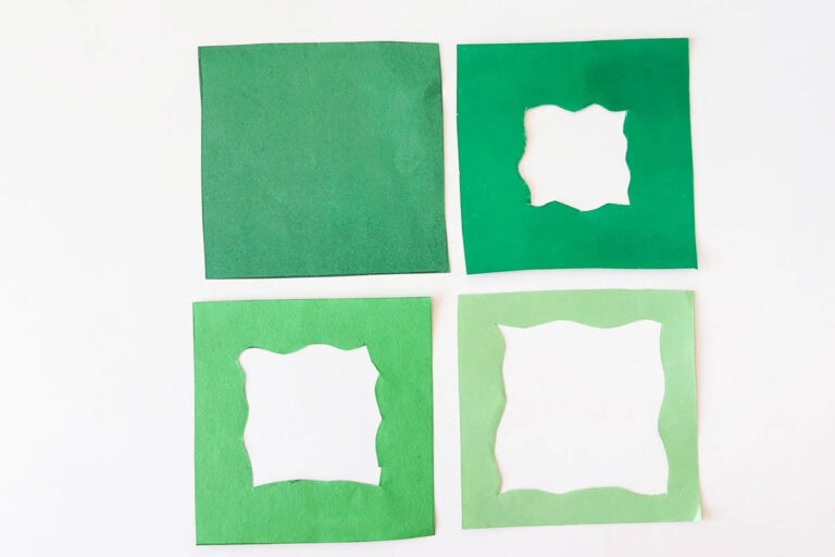 3D Paper Fox Scene Paper Craft (Free Printable Template)