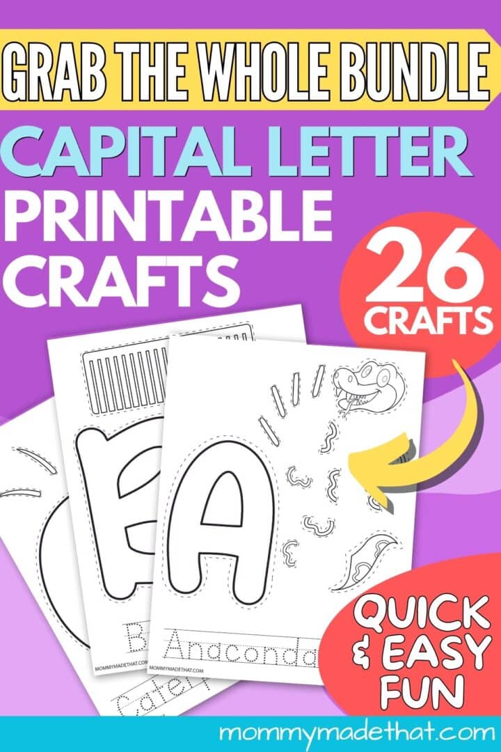 I is for Insect Craft: Free Printable Letter I Craft