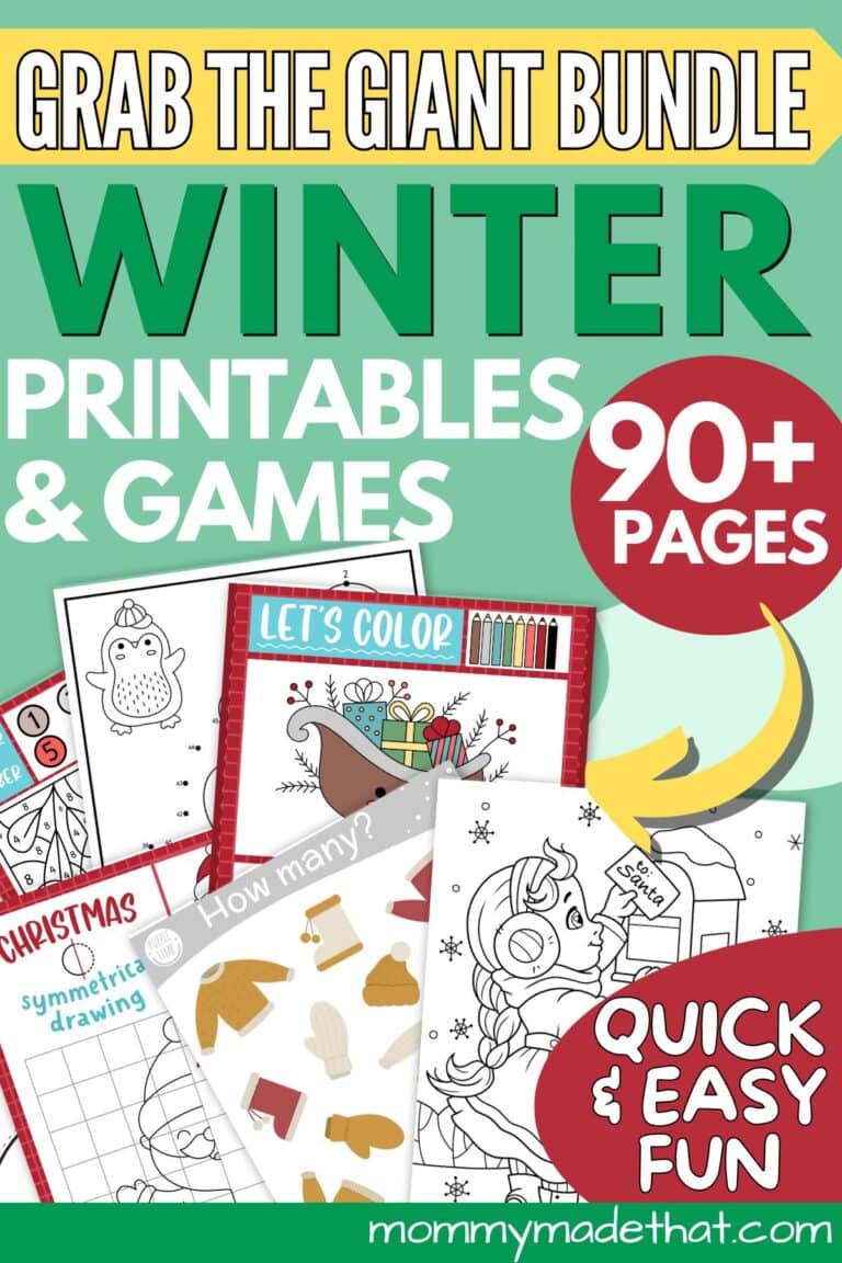 10 Fun Printable Christmas Crafts (Grab them for FREE)