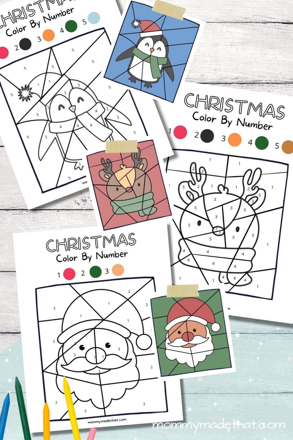 Christmas Color by Number