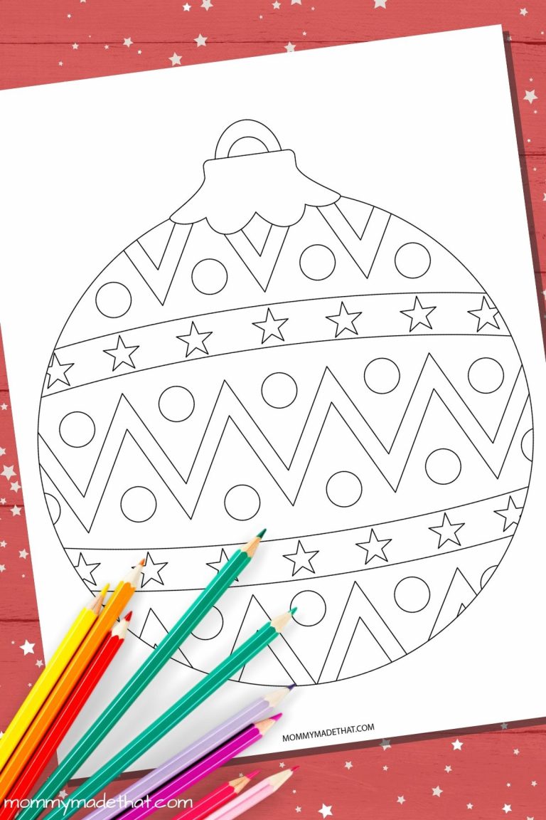Christmas Ornament Coloring Pages