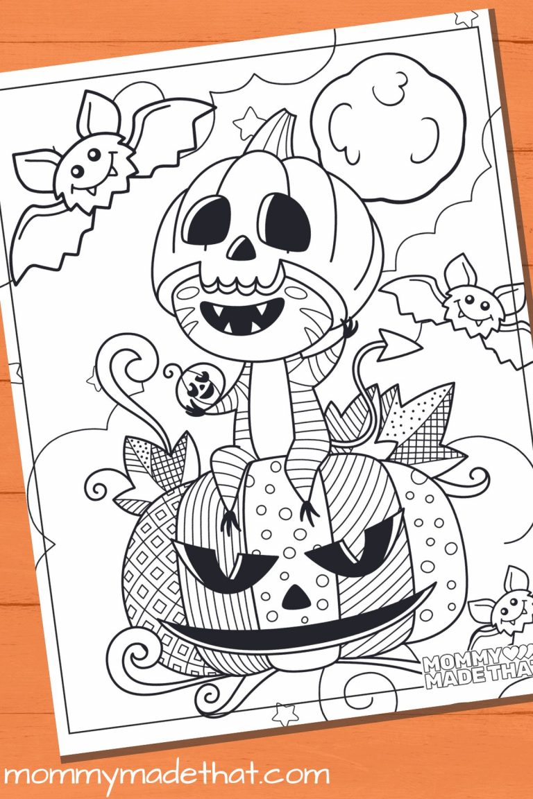 Jack O Lantern Coloring Pages (Lots of Fun Free Printables!)