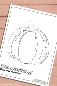 Thanksgiving Connect the Dots (Lots of Fun Free Printables!)
