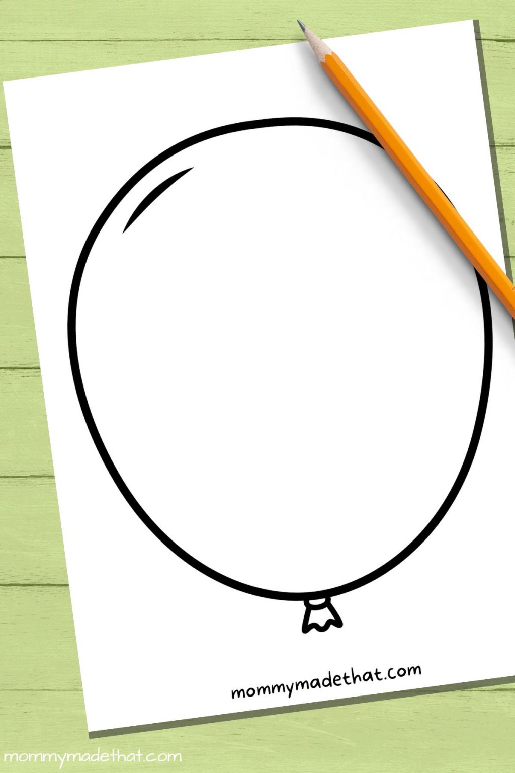 Free Printable Balloon Templates (Different Sizes!!)