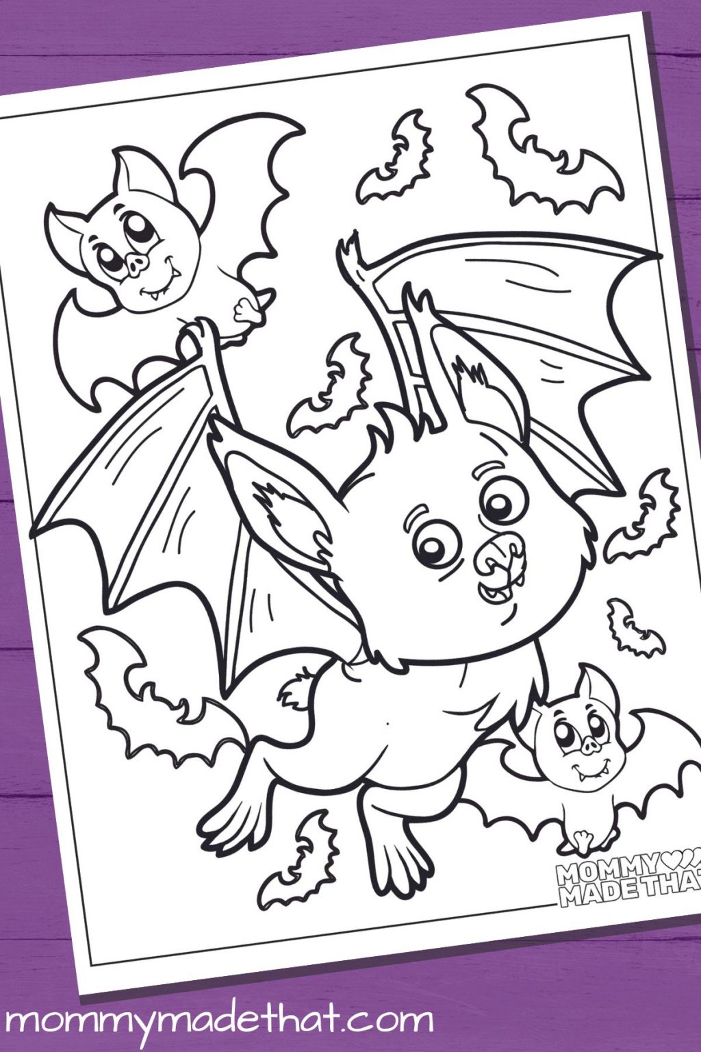 Fun Bat Coloring Pages (Lots of Free Printables!)