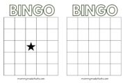 Bingo Card Templates (Free Printables!)