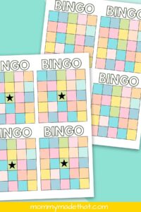 Bingo Card Templates (Free Printables!)