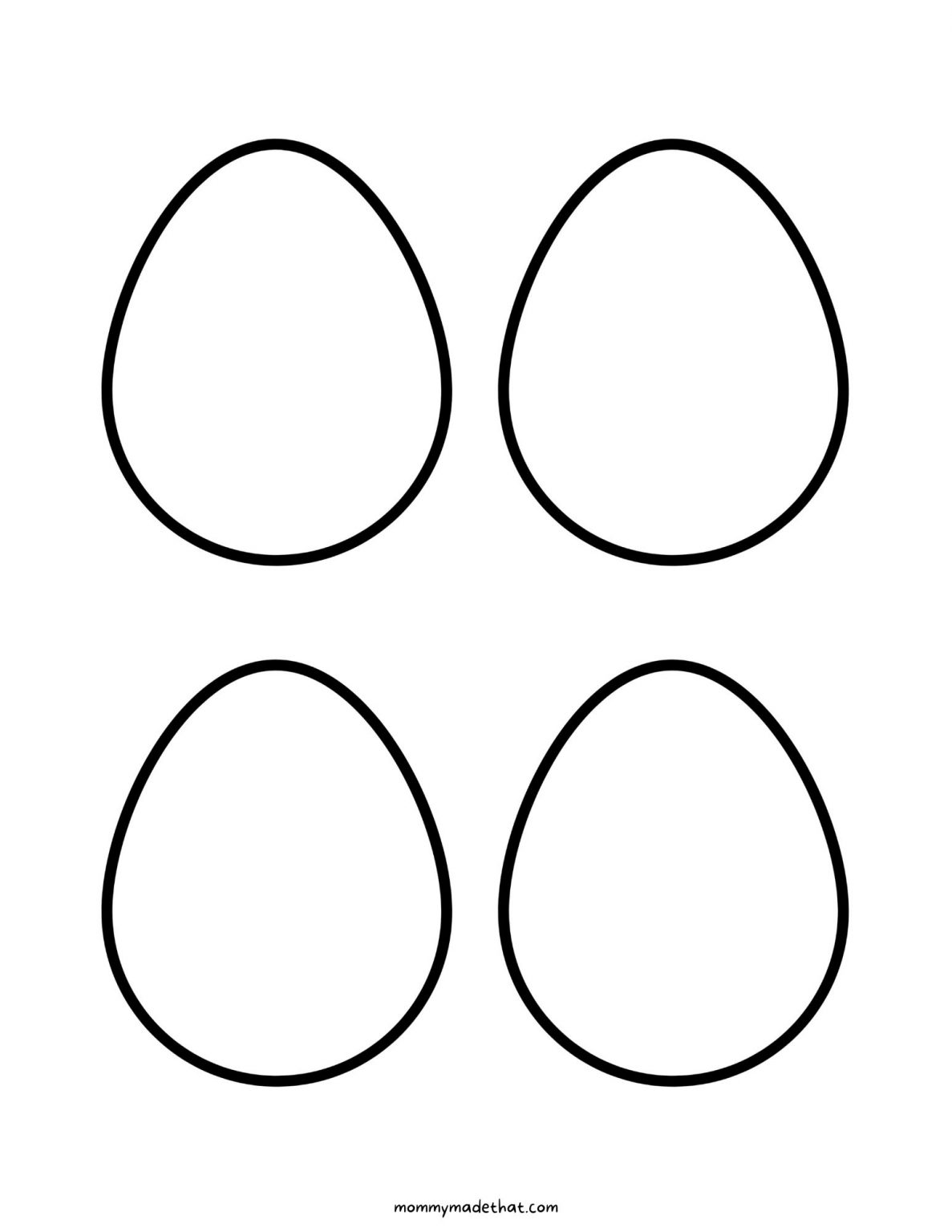 Free Printable Easter Egg Templates (Tons of Patterns!)