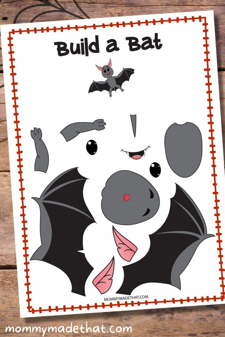 Build a Bat Craft Template (Free Printable Perfect for Halloween!)