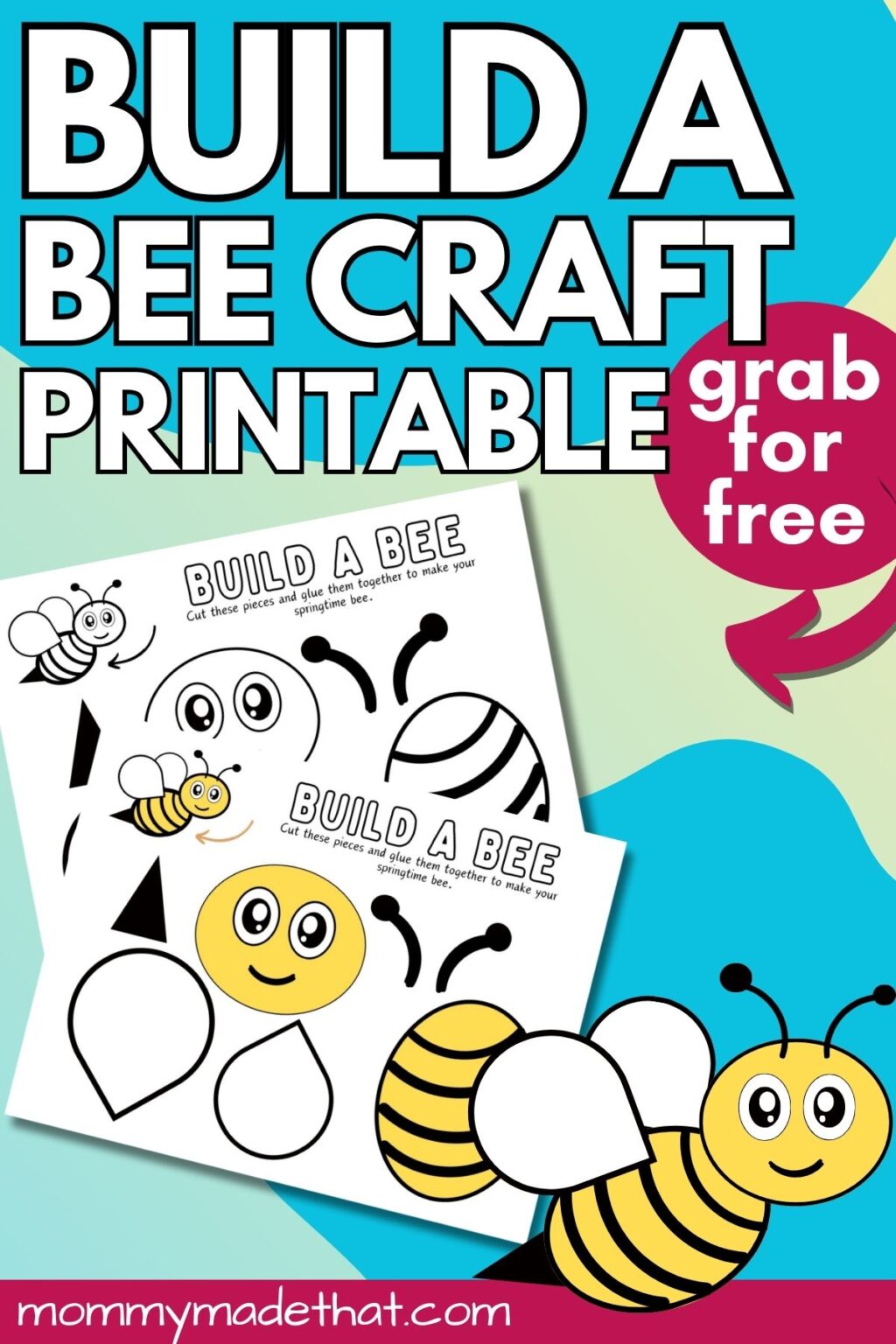 Build a Bee Craft (Free Printable)