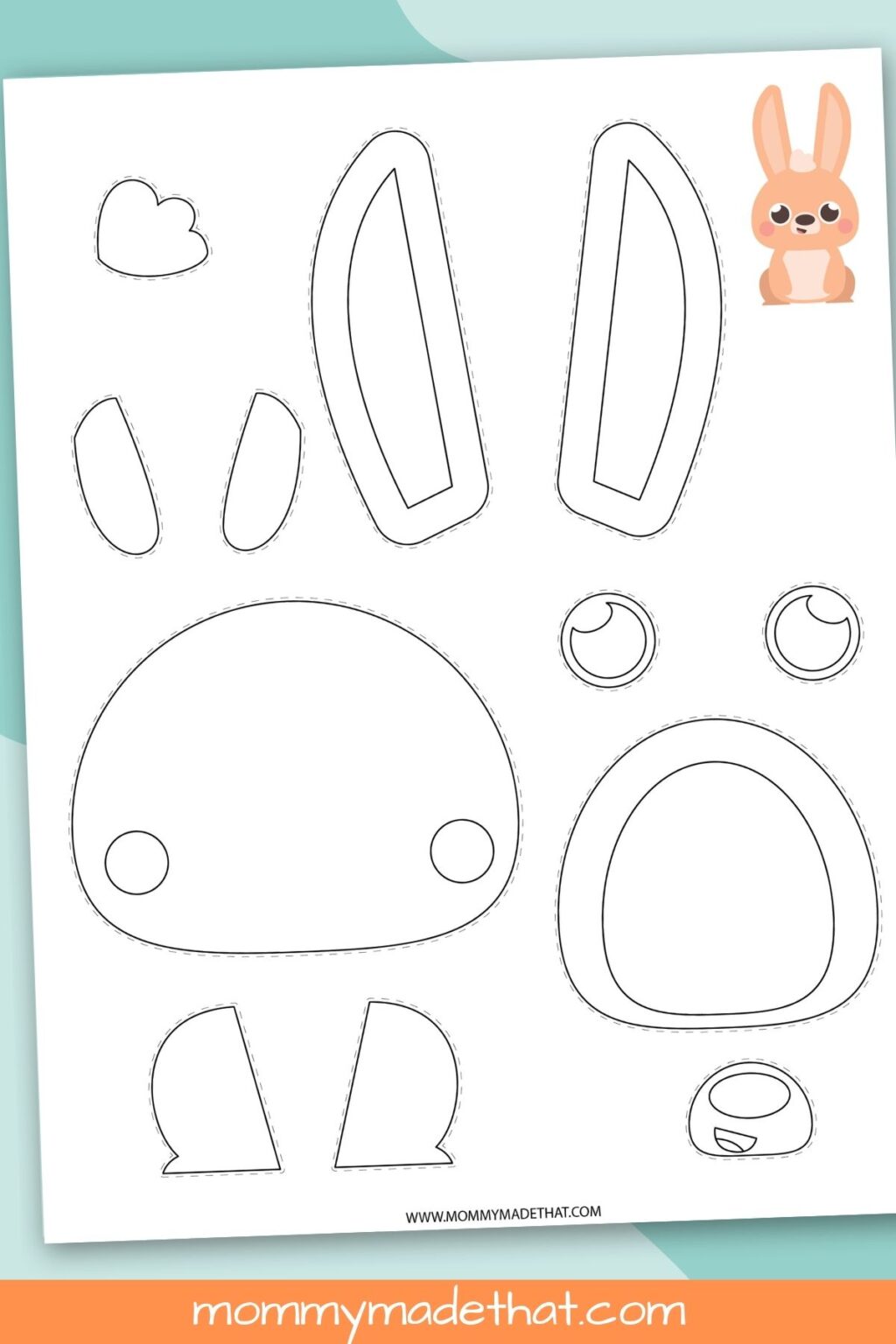 Build a Bunny Craft (Grab the Free Printable)