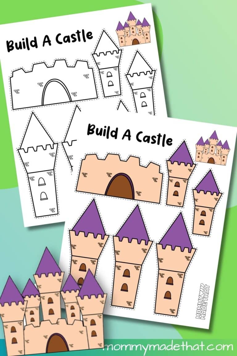 Build a Castle Craft (Free Printable)