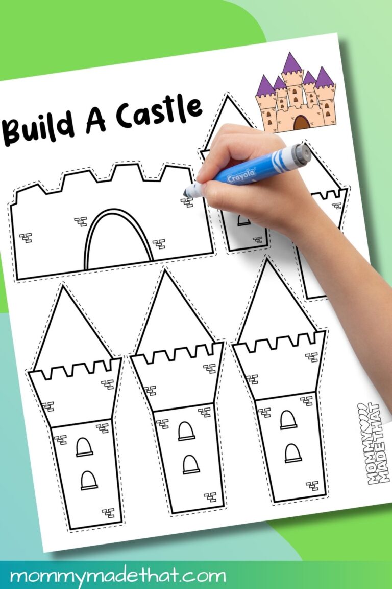 Build a Castle Craft (Free Printable)