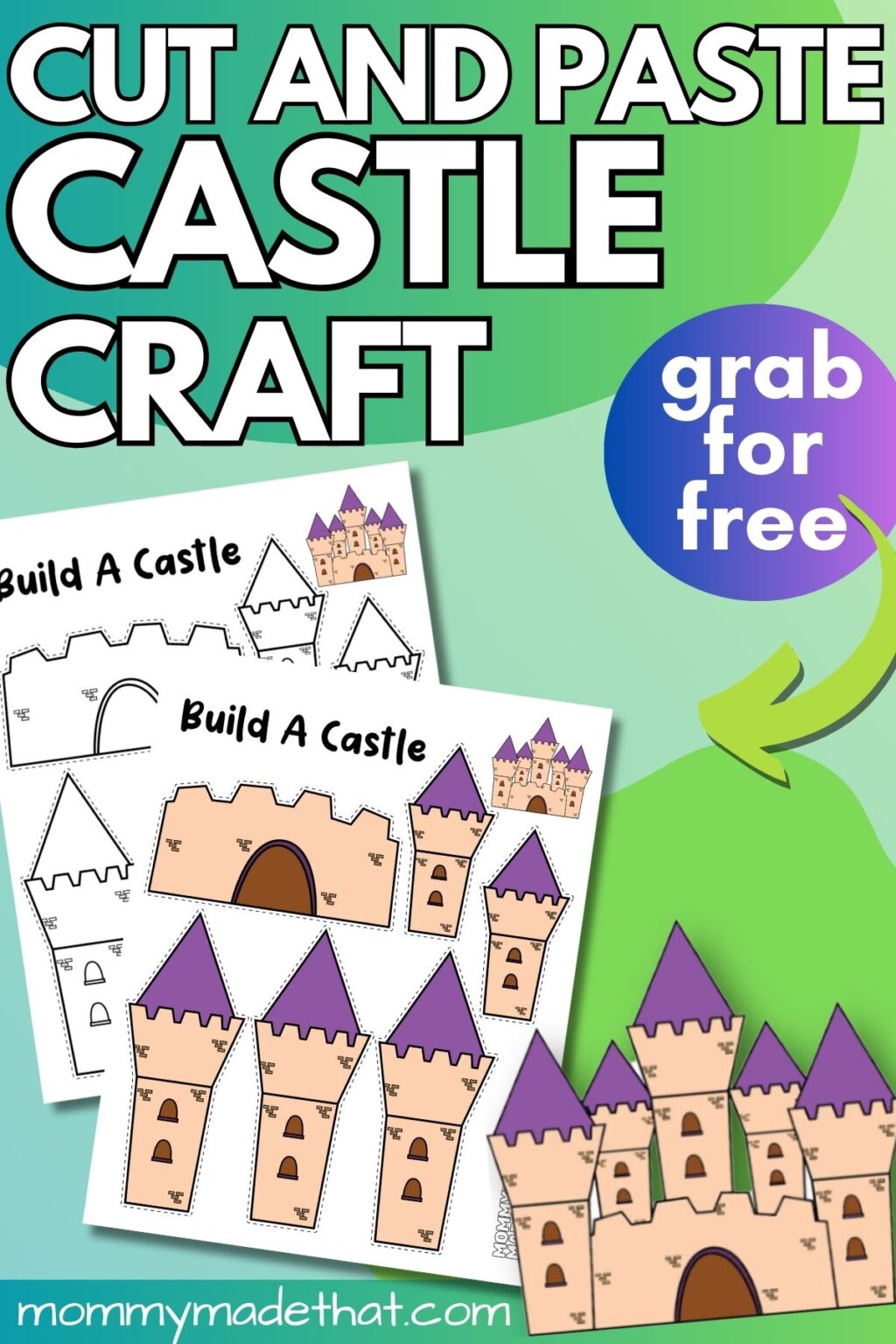 Build a Castle Craft (Free Printable)