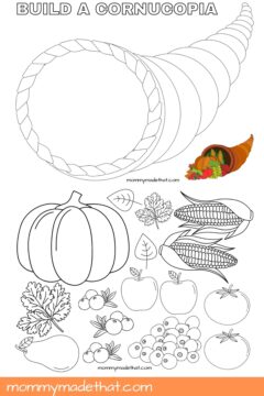 Build a Cornucopia (Free Printable Craft)