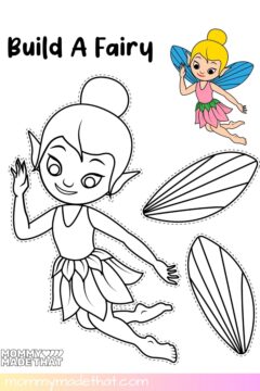 Build a Fairy Craft (Free Printable Template)
