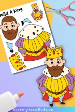 Build a King Craft (Free Printable Activity) 👑