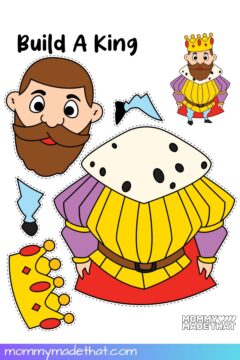 Build a King Craft (Free Printable Activity) 👑