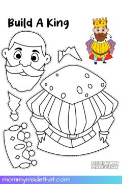 Build a King Craft (Free Printable Activity) 👑
