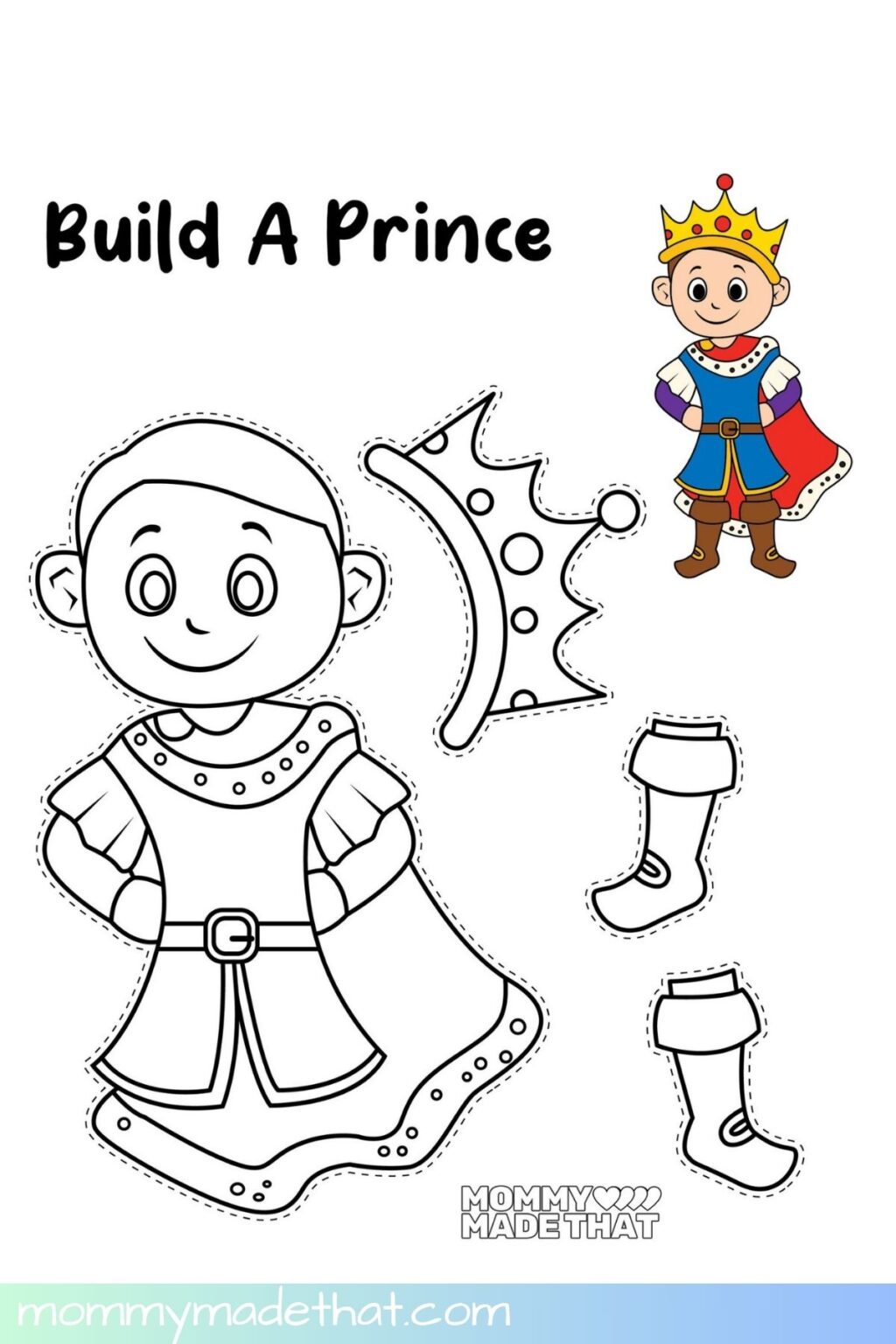 Build a Prince Craft (Free Printable)