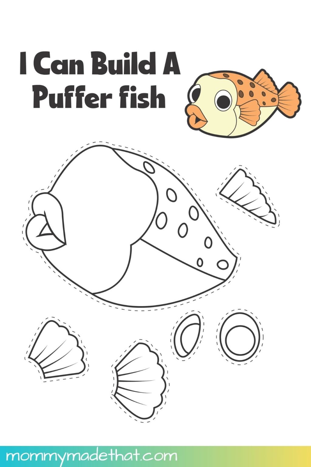 Build a Puffer Fish Craft (Free Printable Templates)