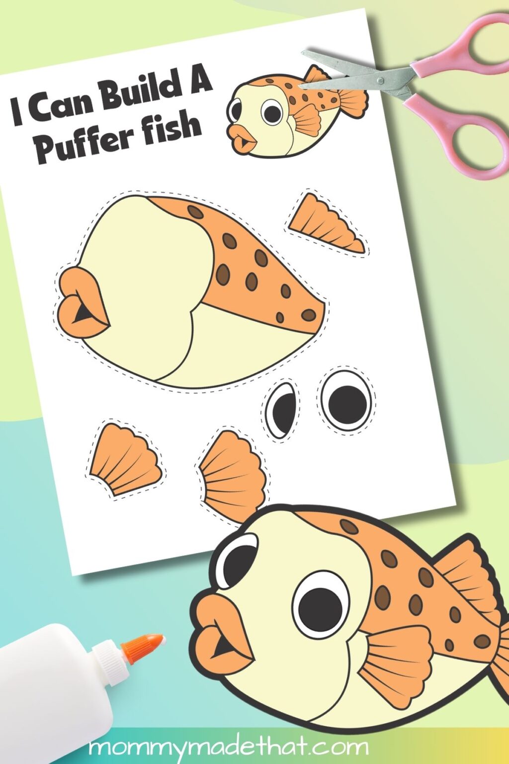 Build a Puffer Fish Craft (Free Printable Templates)