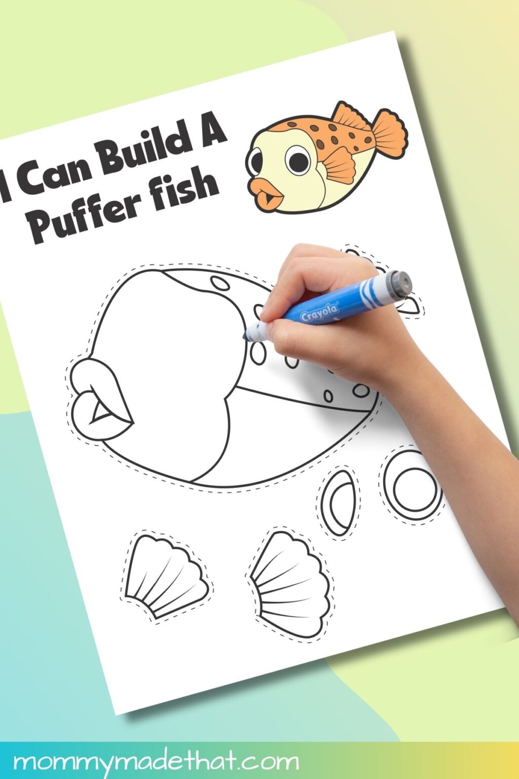 Build a Puffer Fish Craft (Free Printable Templates)