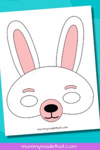 Cute Bunny Rabbit Mask Templates (Free Printables!)