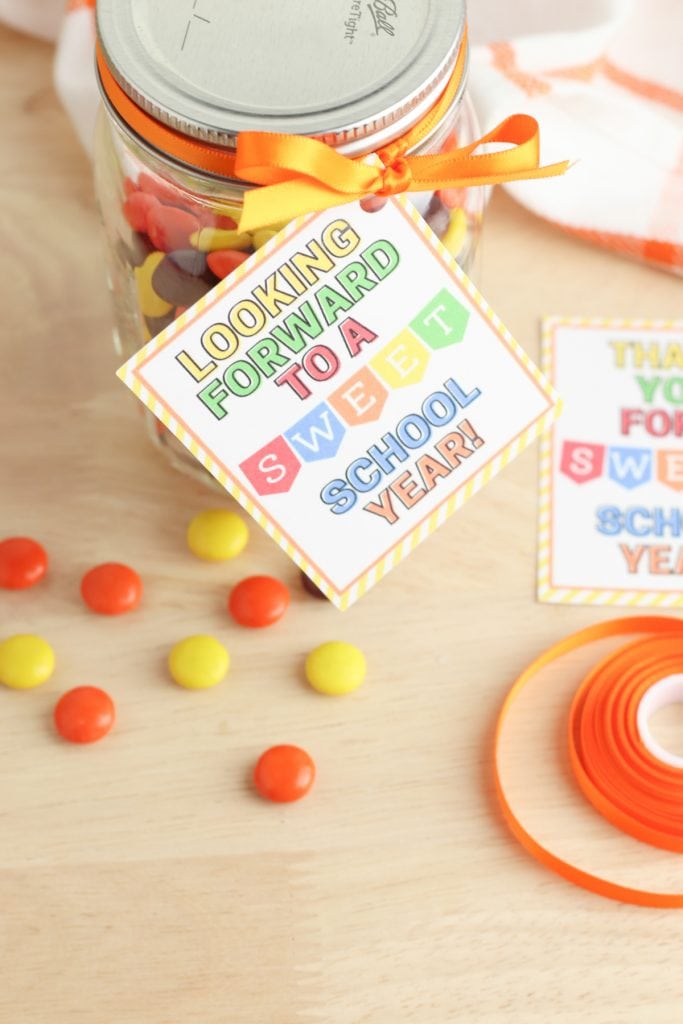Candy Jar for Teachers (Free Printable)