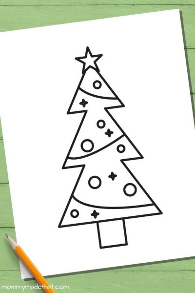 Free Christmas Tree Template Printables
