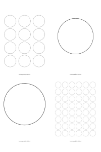 Free Printable Circle Templates (In all sorts of sizes!)