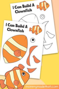 Build a Clown Fish Craft (Free Printable Template)