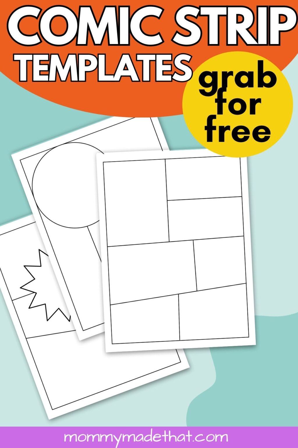 Comic Strip Templates (Free Printable Comic Book Pages)