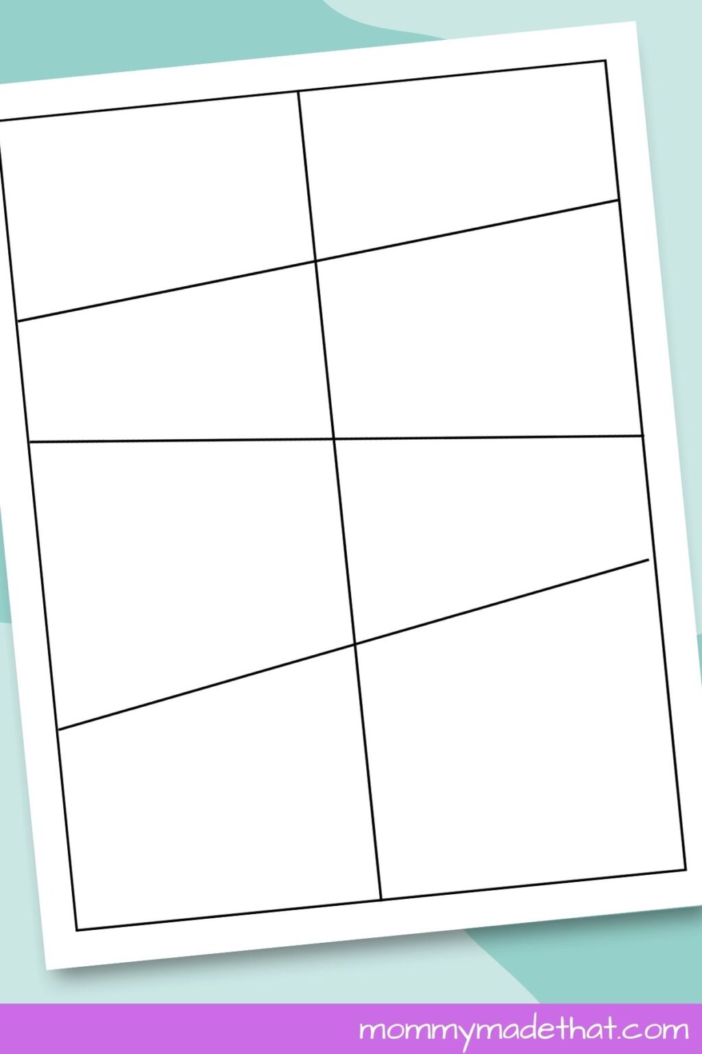 Comic Strip Templates (Free Printable Comic Book Pages)