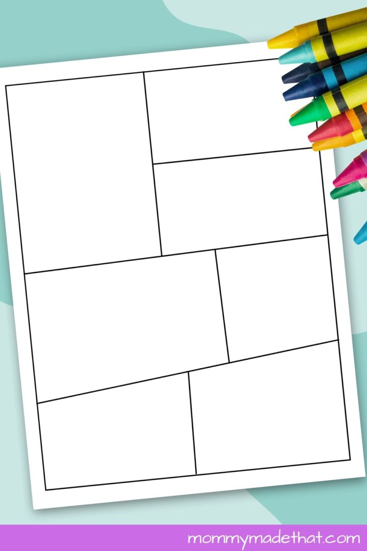 Comic Strip Templates (Free Printable Comic Book Pages)