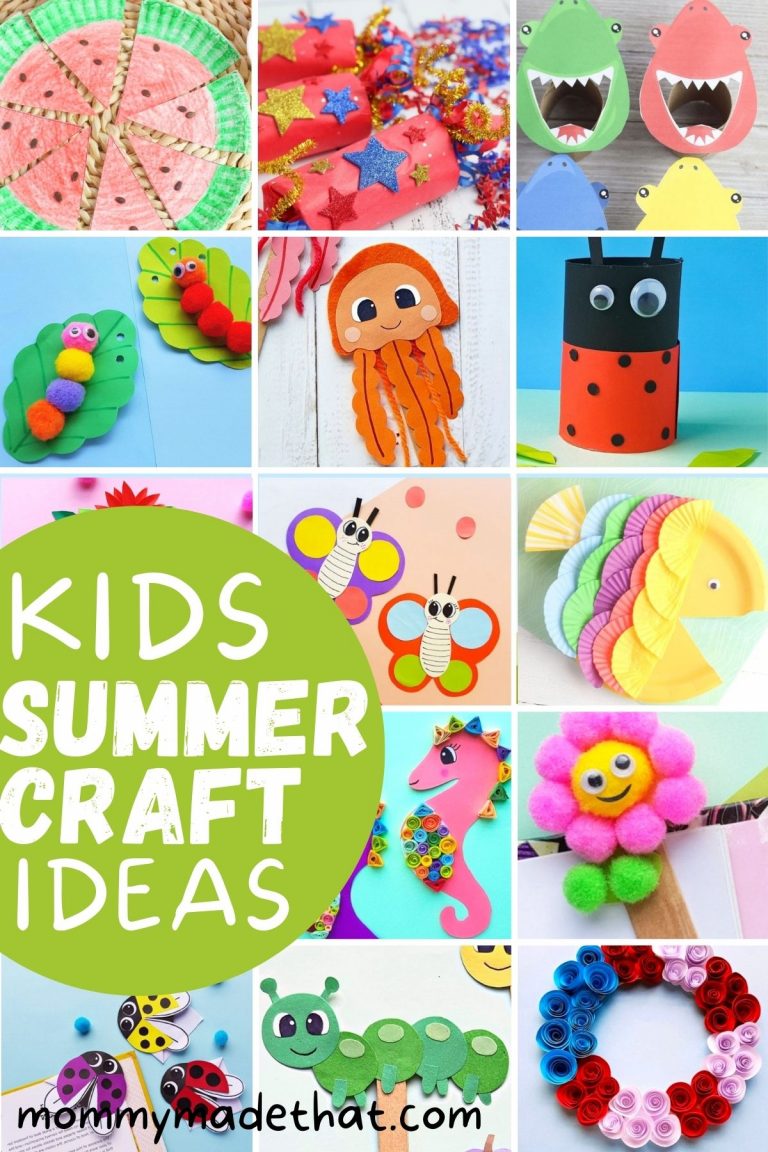 100+ Easy Crafts for Kids (Lots of Arts and Craft Ideas!)