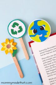 Earth Day Bookmark Craft (With Free Printable Templates)