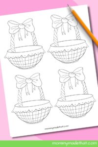 Easter Basket Templates (Free Printables!)