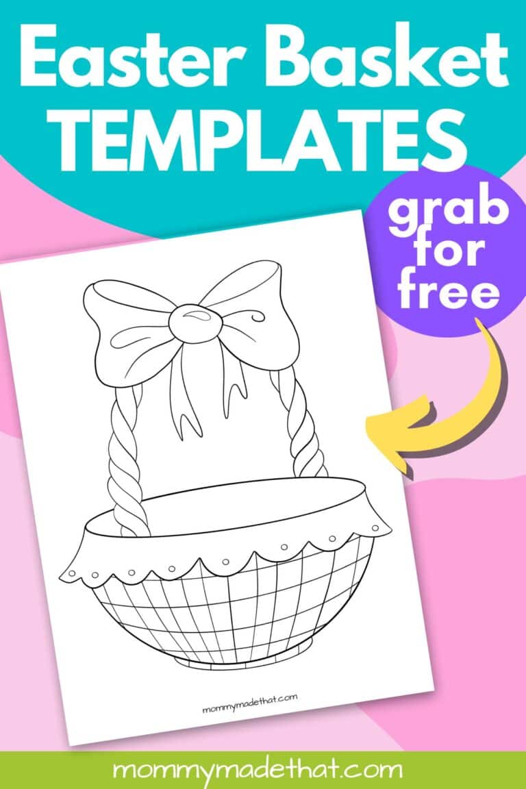 Easter Basket Templates (Free Printables!)