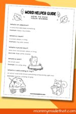 Fall Ad Libs (Free Printable)