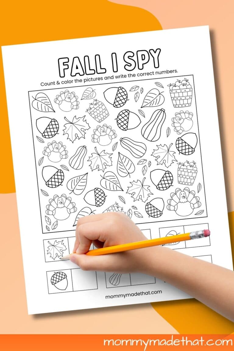 Fall I Spy Game (Free Printable)