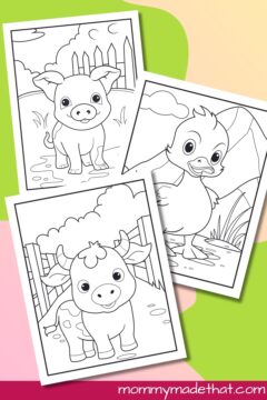 Farm Animal Coloring Pages