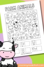 Farm Animal I Spy (Cutest Free Printable)