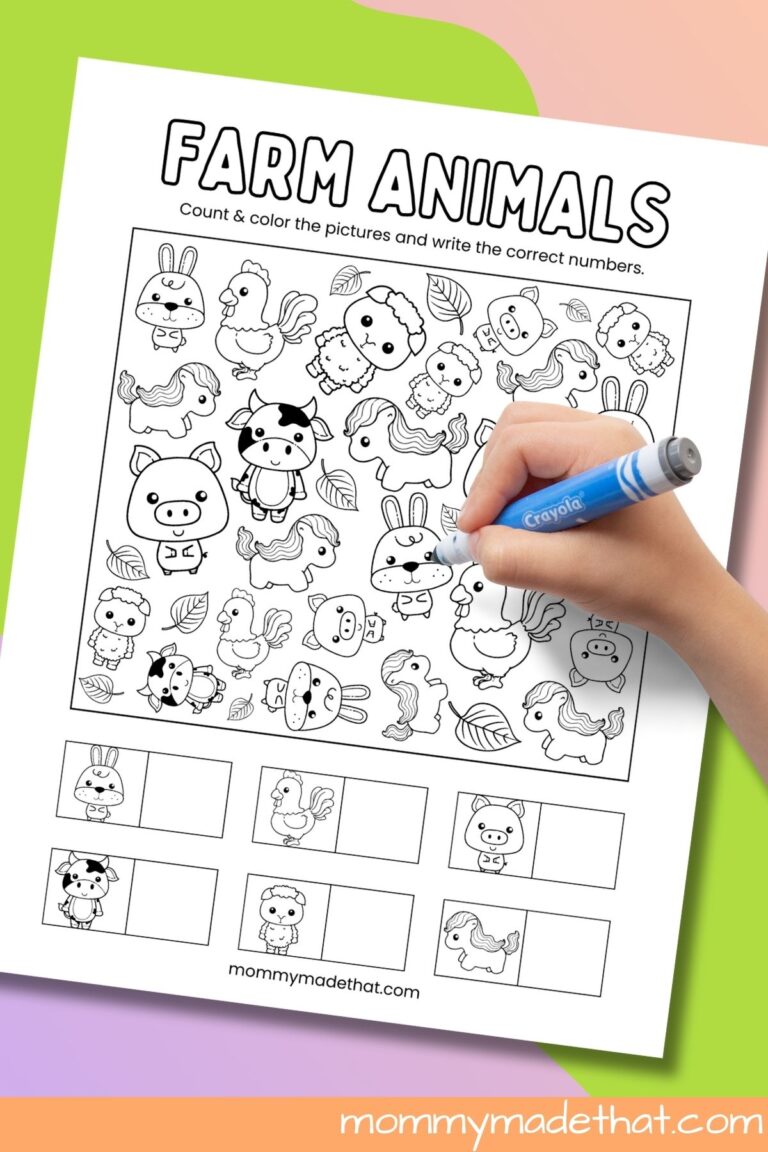 Farm Animal I Spy (Cutest Free Printable)