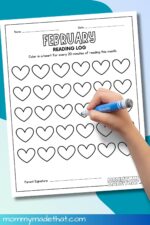 February Reading Log (Free Printable)