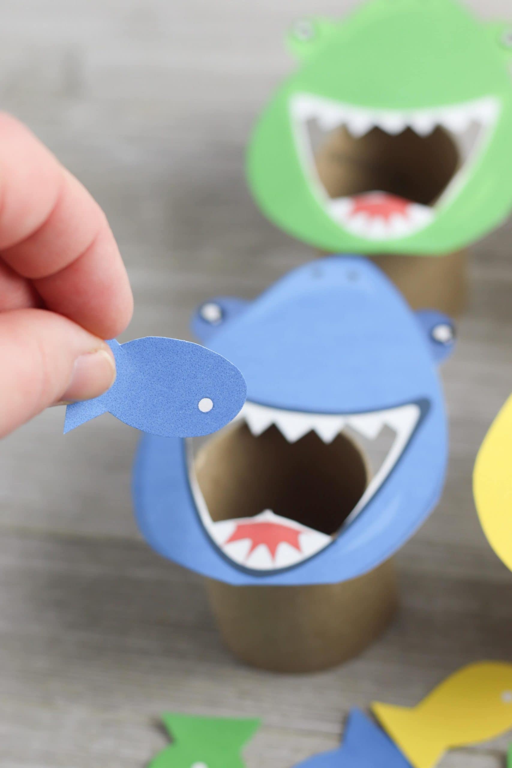Feed the Shark Game with Free Printable